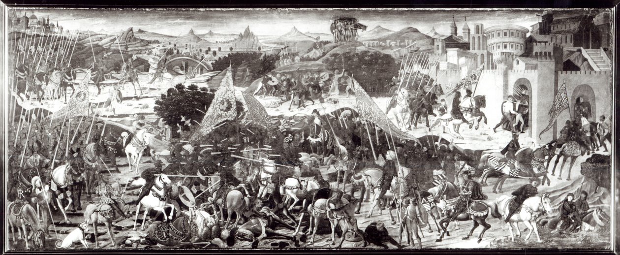 Romans and Gauls fighting or The Battle in front of the gates of Rome