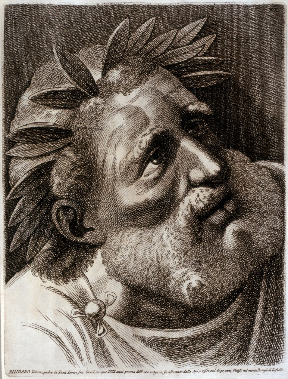 Pindarus (engraving) by Paolo Fidanza: Buy fine art print