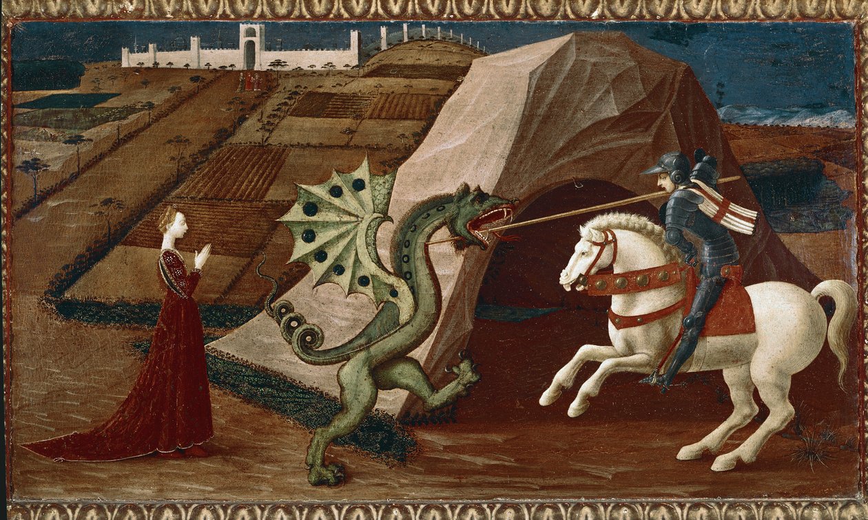 Saint George and the Dragon by Paolo Uccello