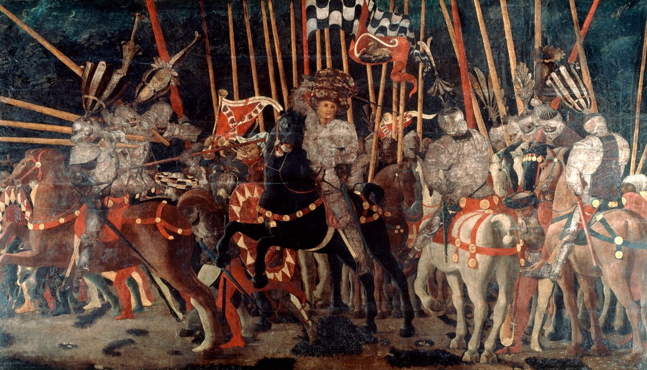 The Battle of San Romano by Paolo Uccello: Fine art print