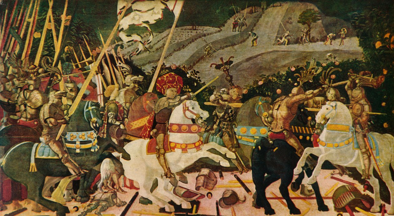 The Battle of San Romano by Paolo Uccello: Fine art print