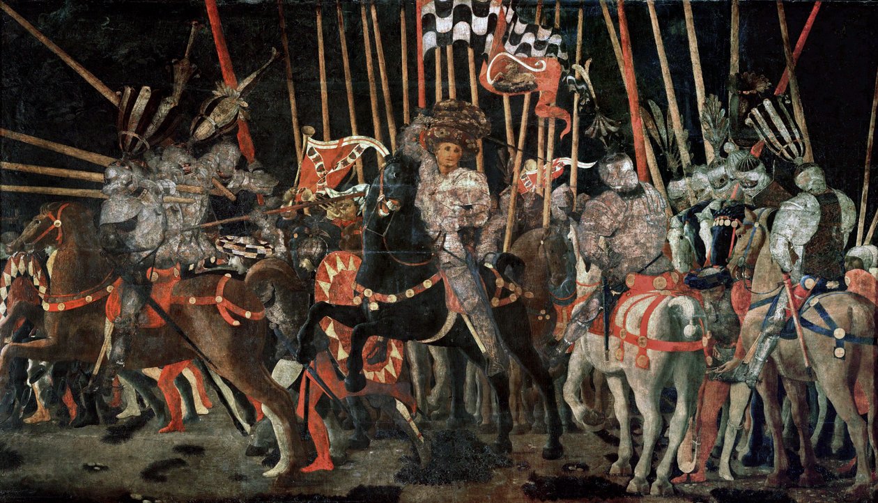 The Battle of San Romano by Paolo Uccello: Fine art print
