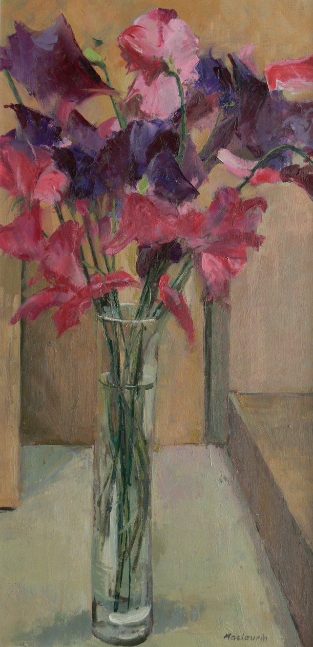 Sweet Peas by Pat Maclaurin: High-quality fine art print