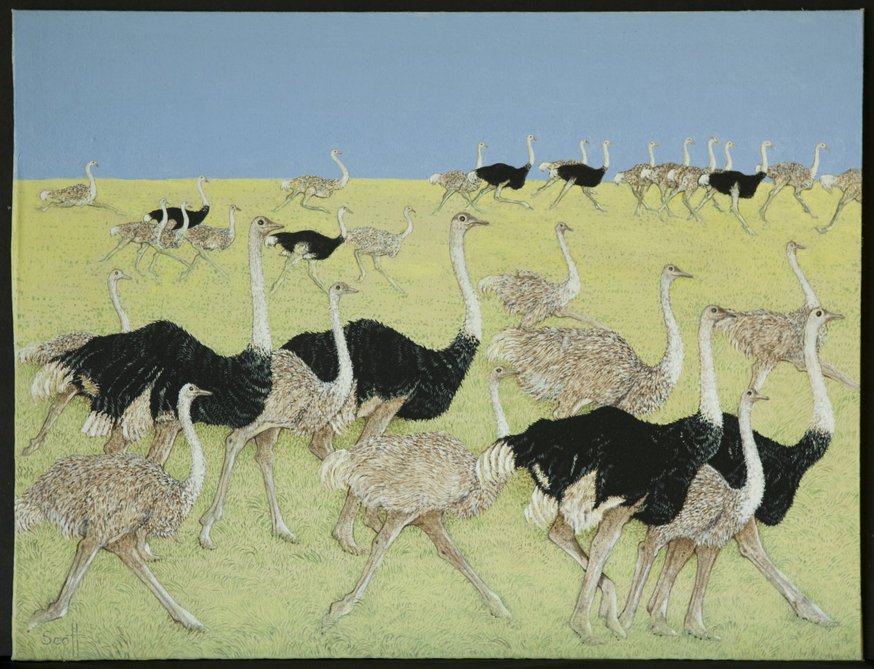 Rush Hour by Pat Scott: Premium art reproduction