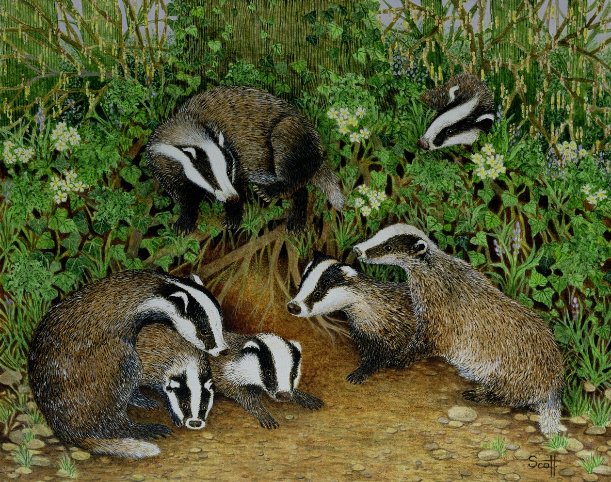 Setting Out by Pat Scott: Highest-quality art reproduction