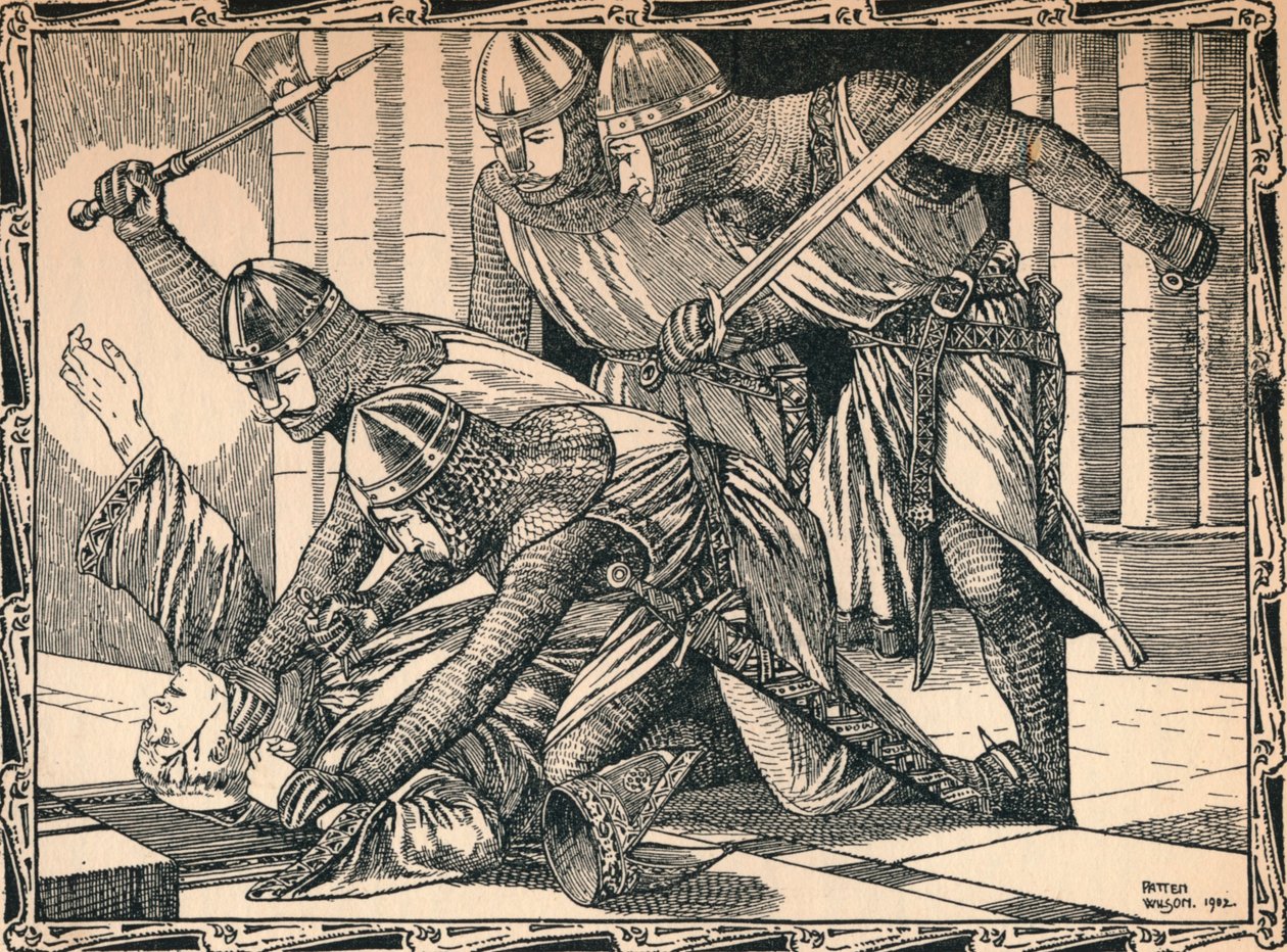 The Murder of Thomas A Becket by Patten Wilson
