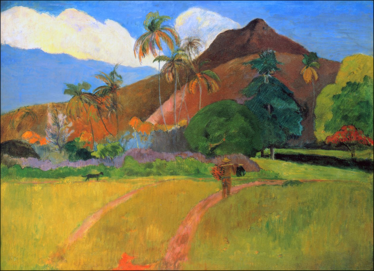 Tahitian Landscape, Paul Gauguin (1893) by Paul Gauguin