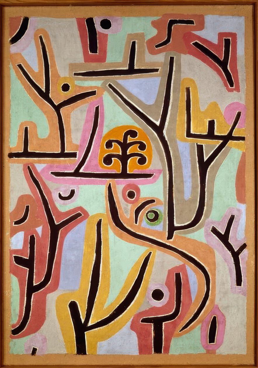 Park near Lu by Paul Klee: Highest-quality art reproduction