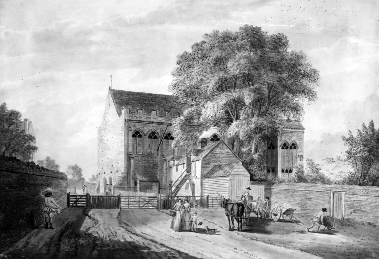 North-East View of King John's Palace at Eltham in Kent, 1787