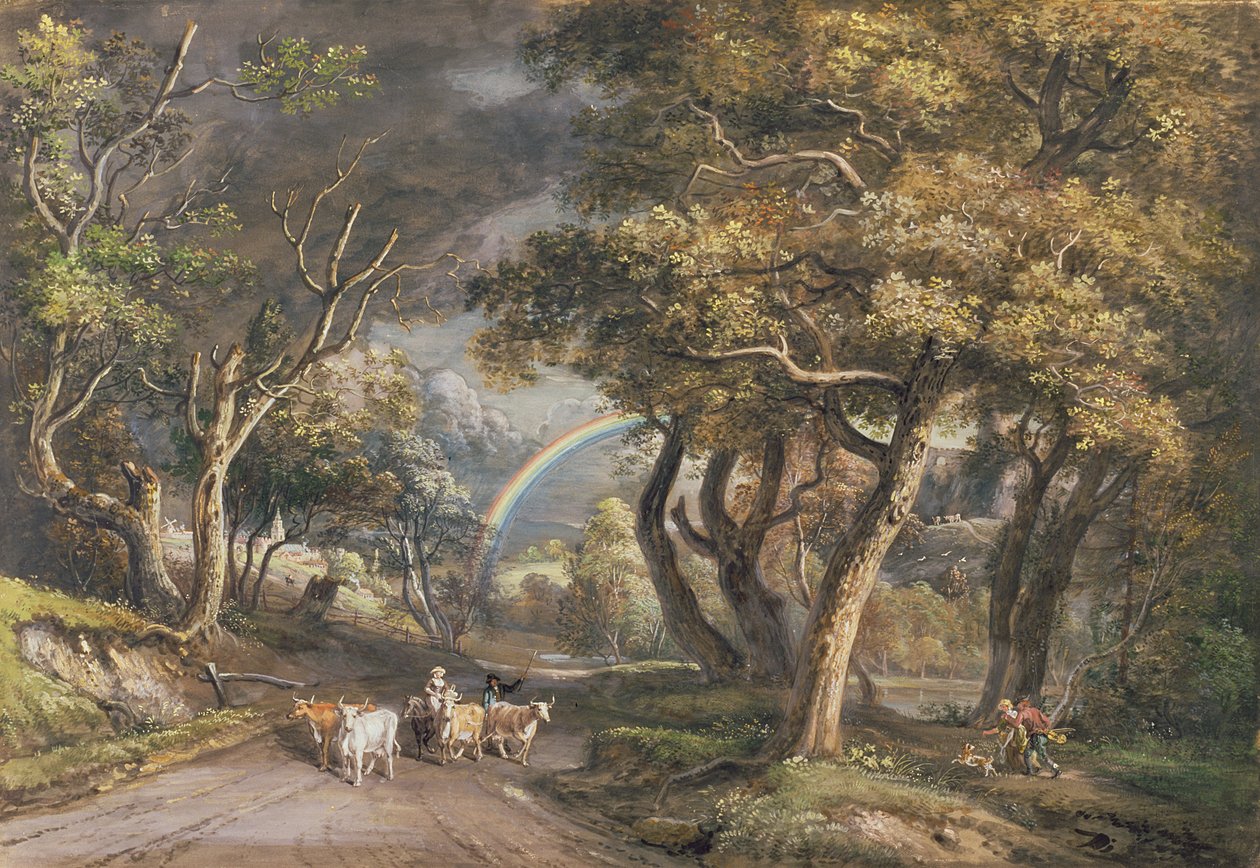 The Rainbow by Paul Sandby: Highest-quality art reproduction