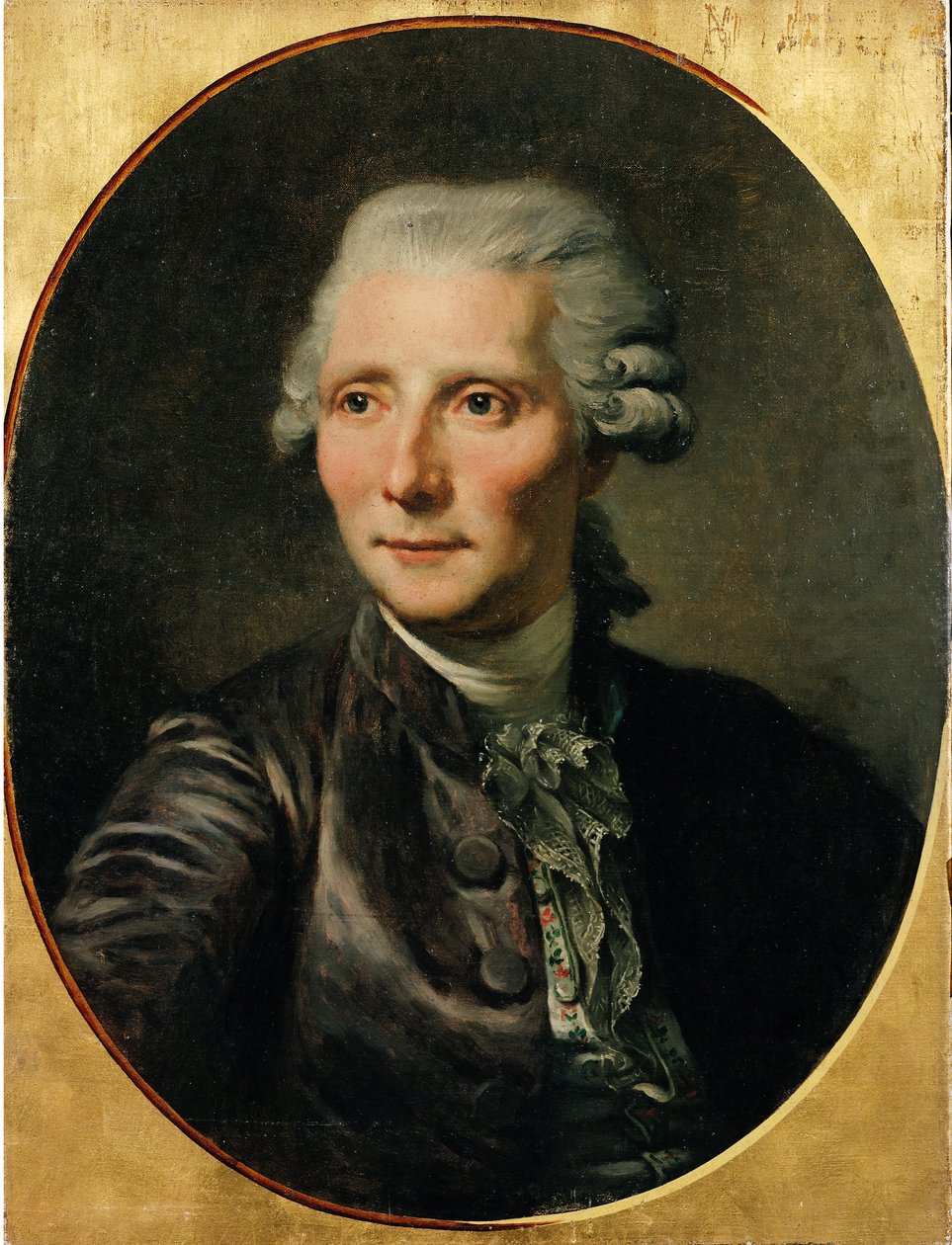 Portrait of Pierre Augustin Caron de Beaumarchais after a painting by ...