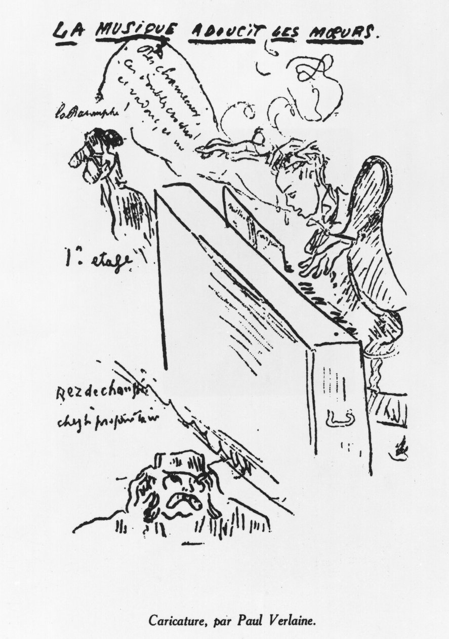 'La Musique adoucit les moeurs', Arthur Rimbaud playing piano