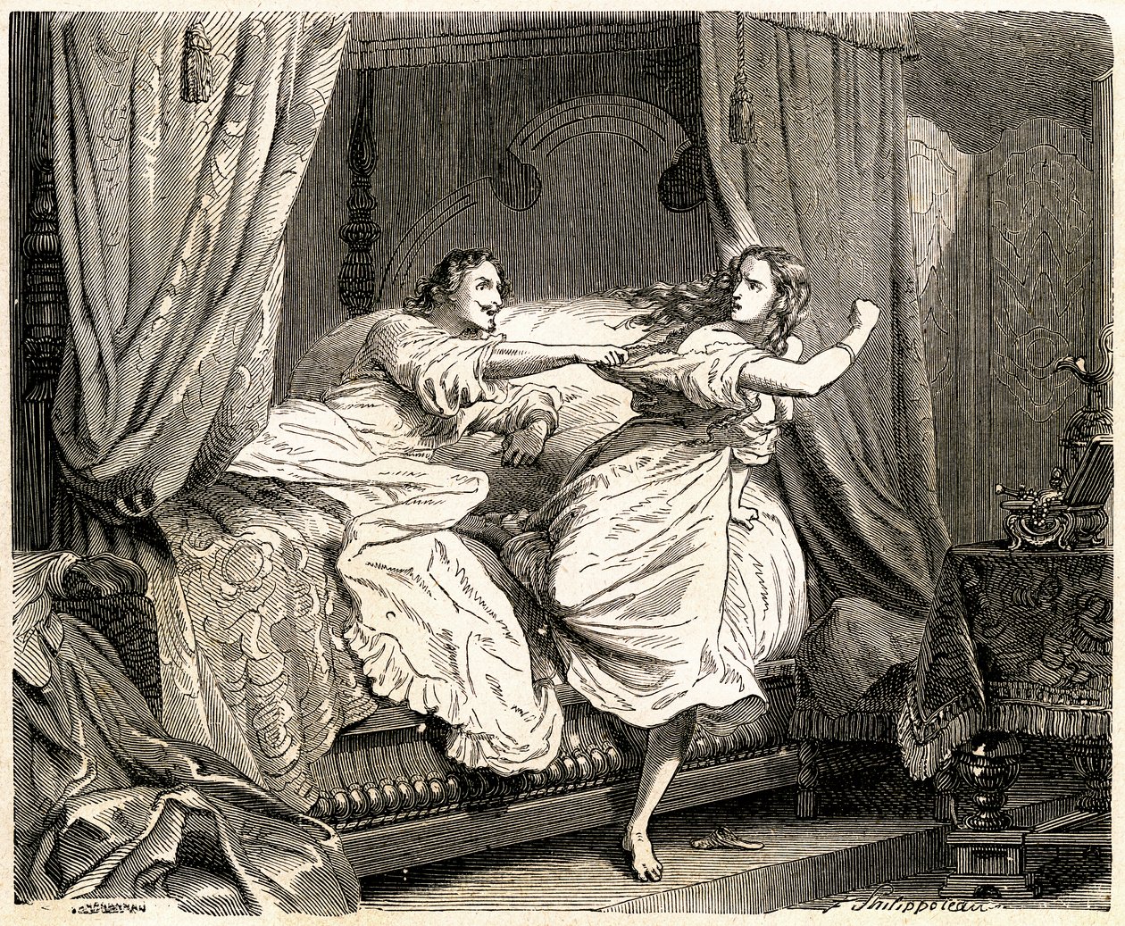 D'Artagnan Discovers Milady's Branded Lily Mark as She Escapes After a ...