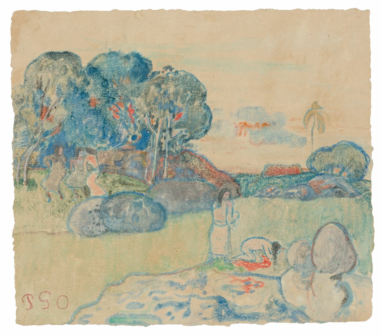 Tahitian Landscape by Paul Gauguin: Buy fine art print