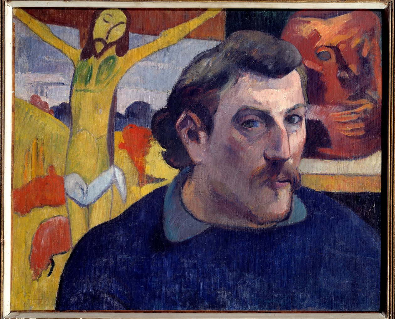 Gauguin Yellow Christ The Yellow Christ By Paul Gauguin Postcard