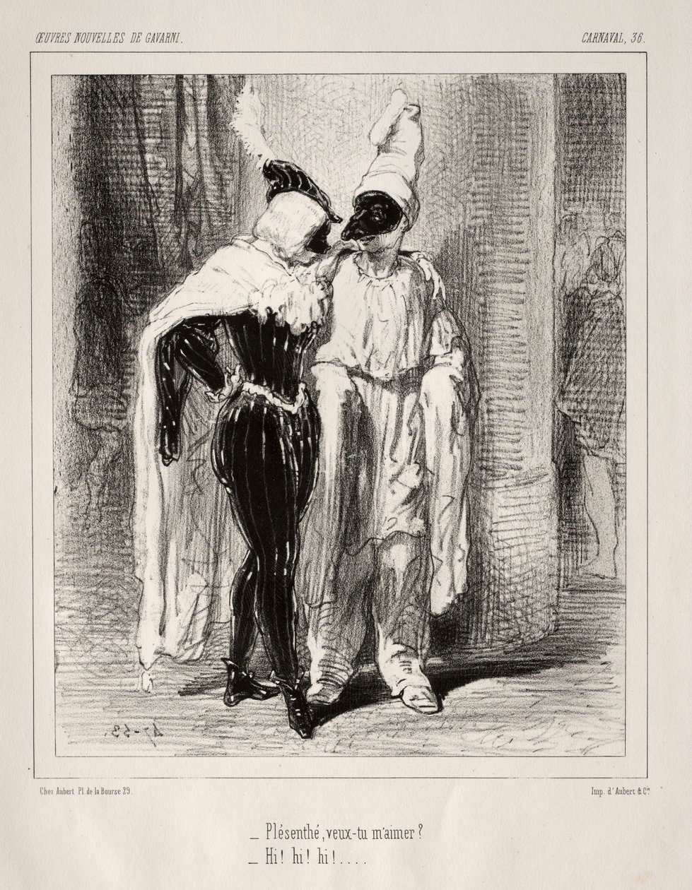 Carnival by Paul Gavarni: Highest-quality art reproduction