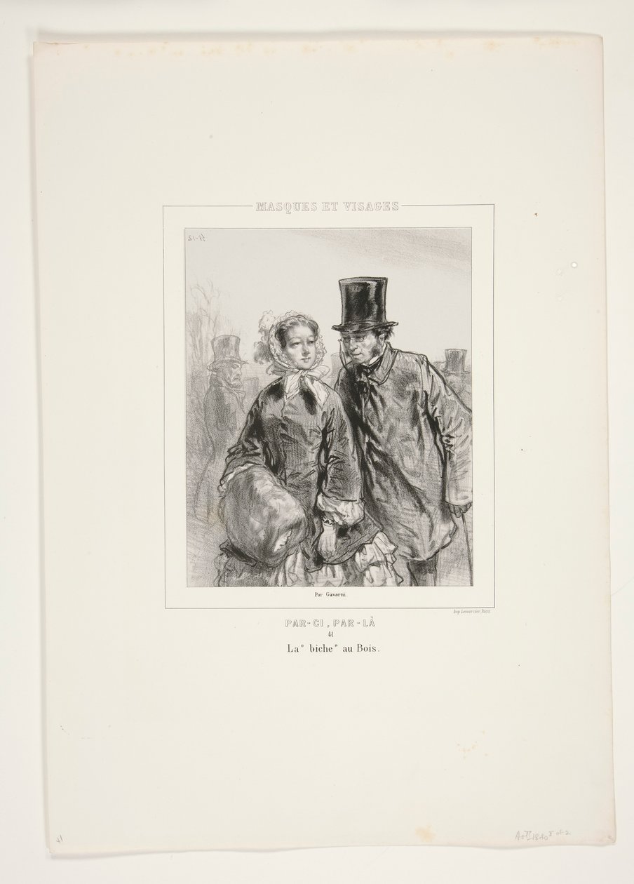 The by Paul Gavarni: Highest-quality art reproduction