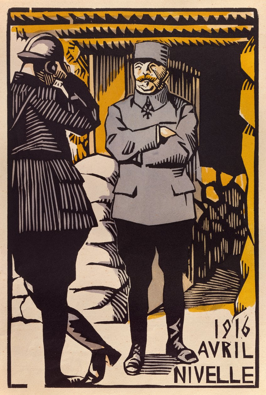 General Nivelle's Offensive during the Battle of Verdun, April 1916