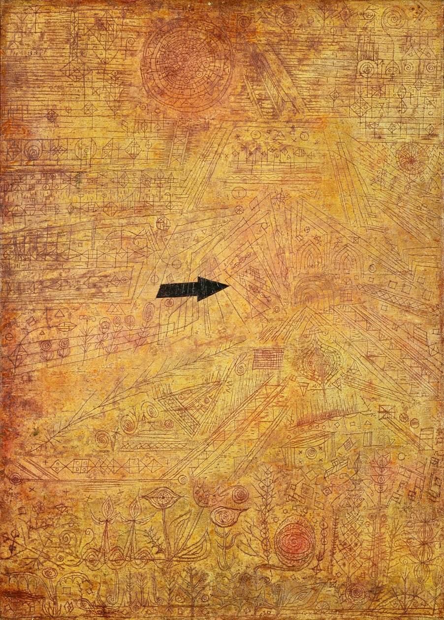 Arrow in the Garden by Paul Klee: Premium art reproduction