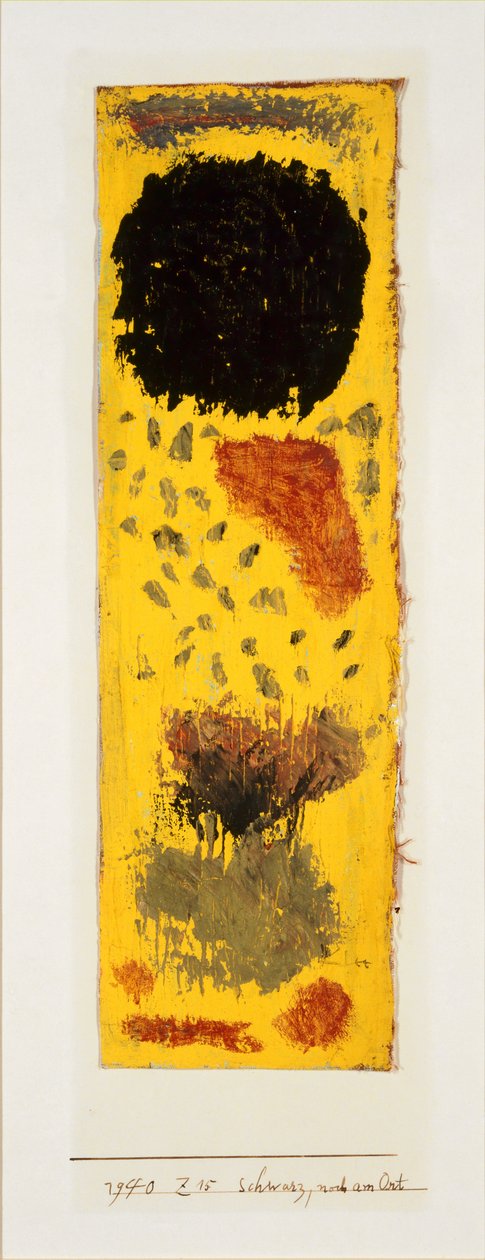Black, Still in Place by Paul Klee: Buy fine art print