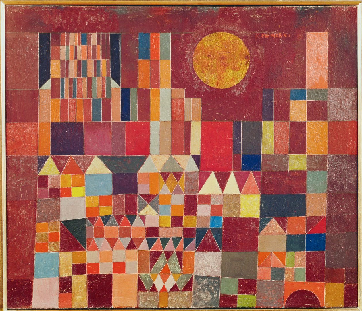 Castle and Sun by Paul Klee: High-quality fine art print