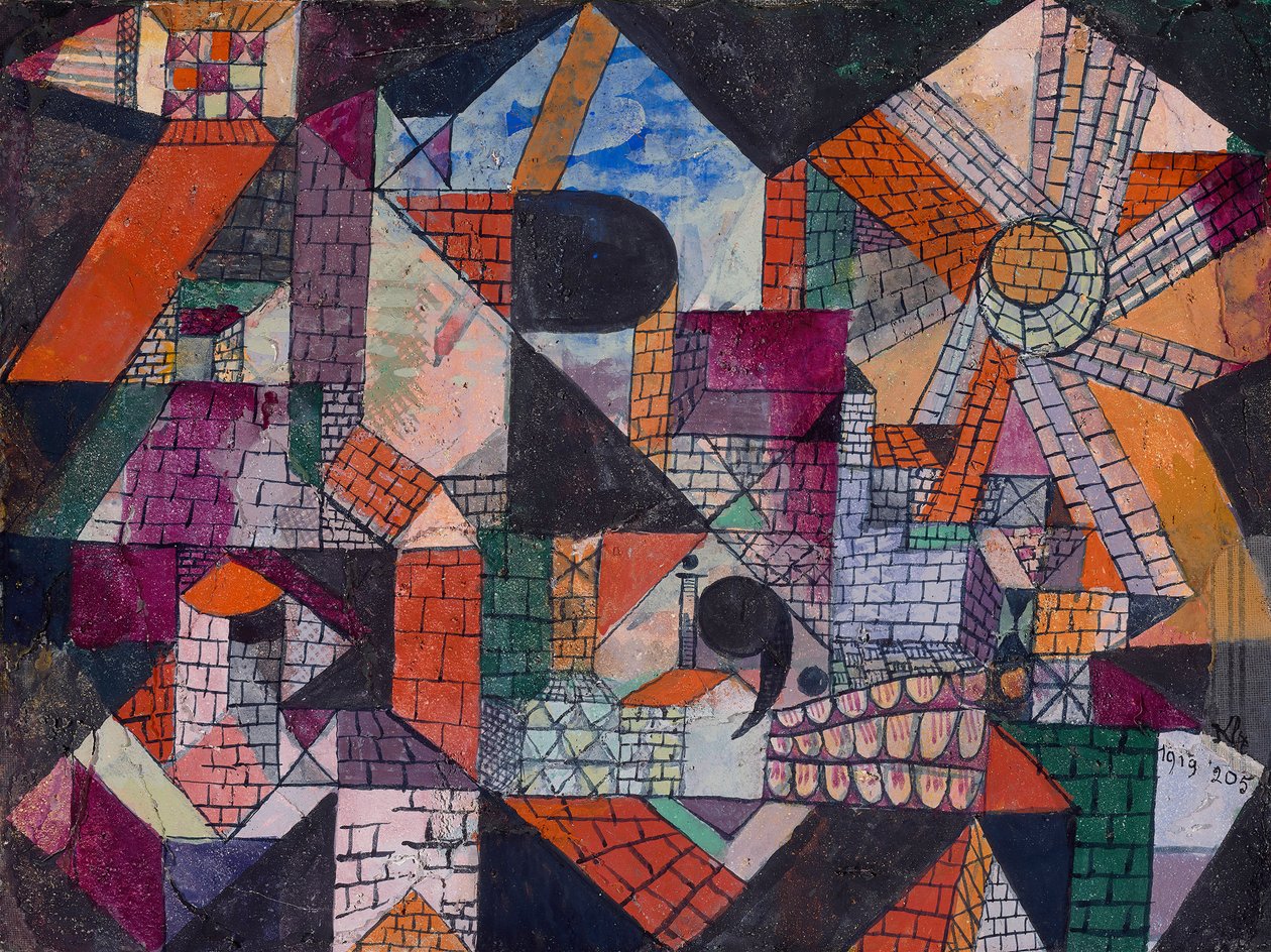 City R by Paul Klee: Premium art reproduction
