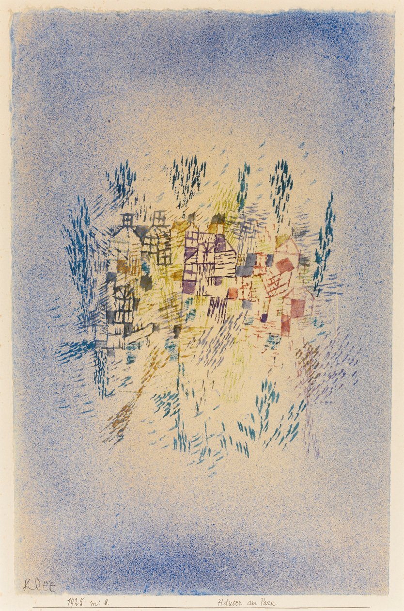 Houses by the Park by Paul Klee: Buy fine art print