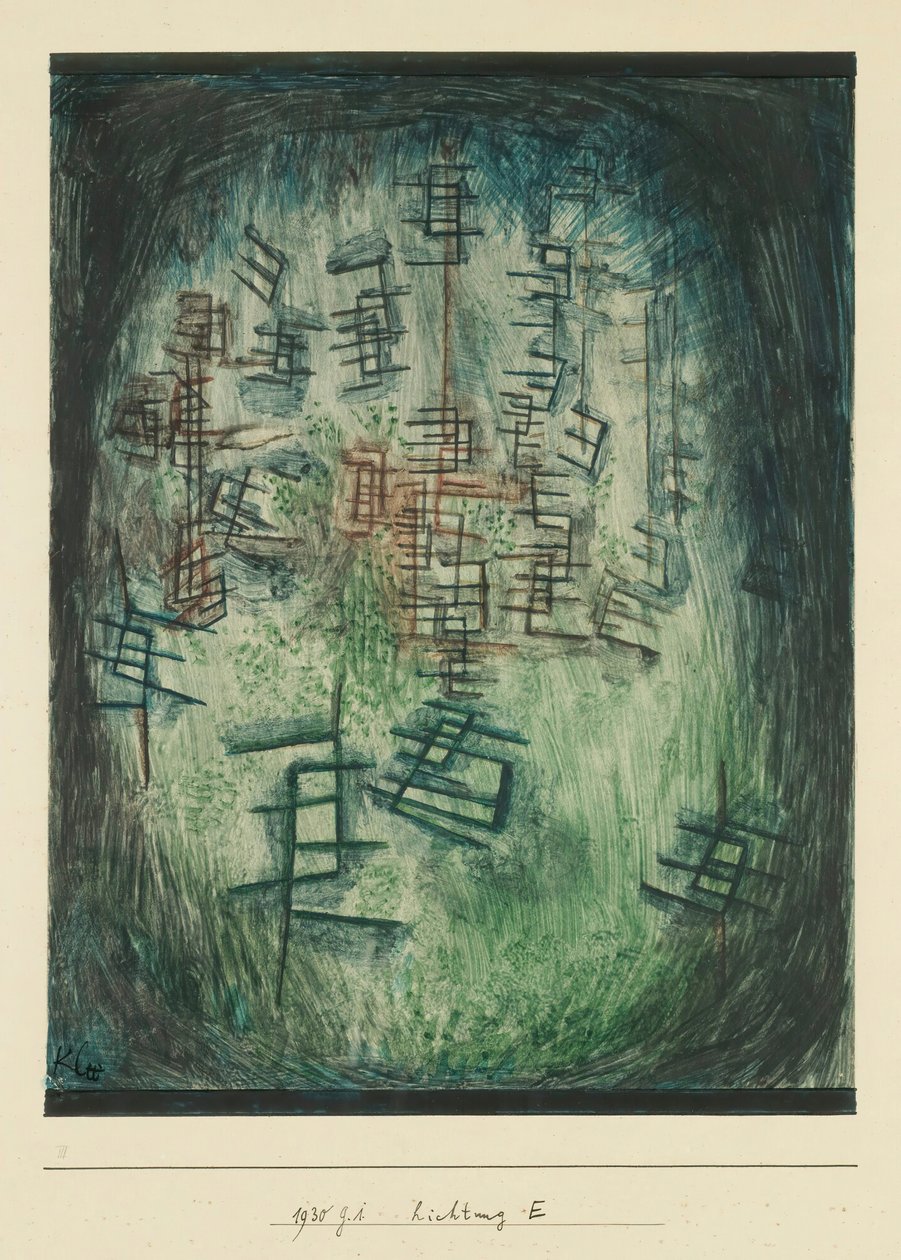 Clearing by Paul Klee: Highest-quality art reproduction
