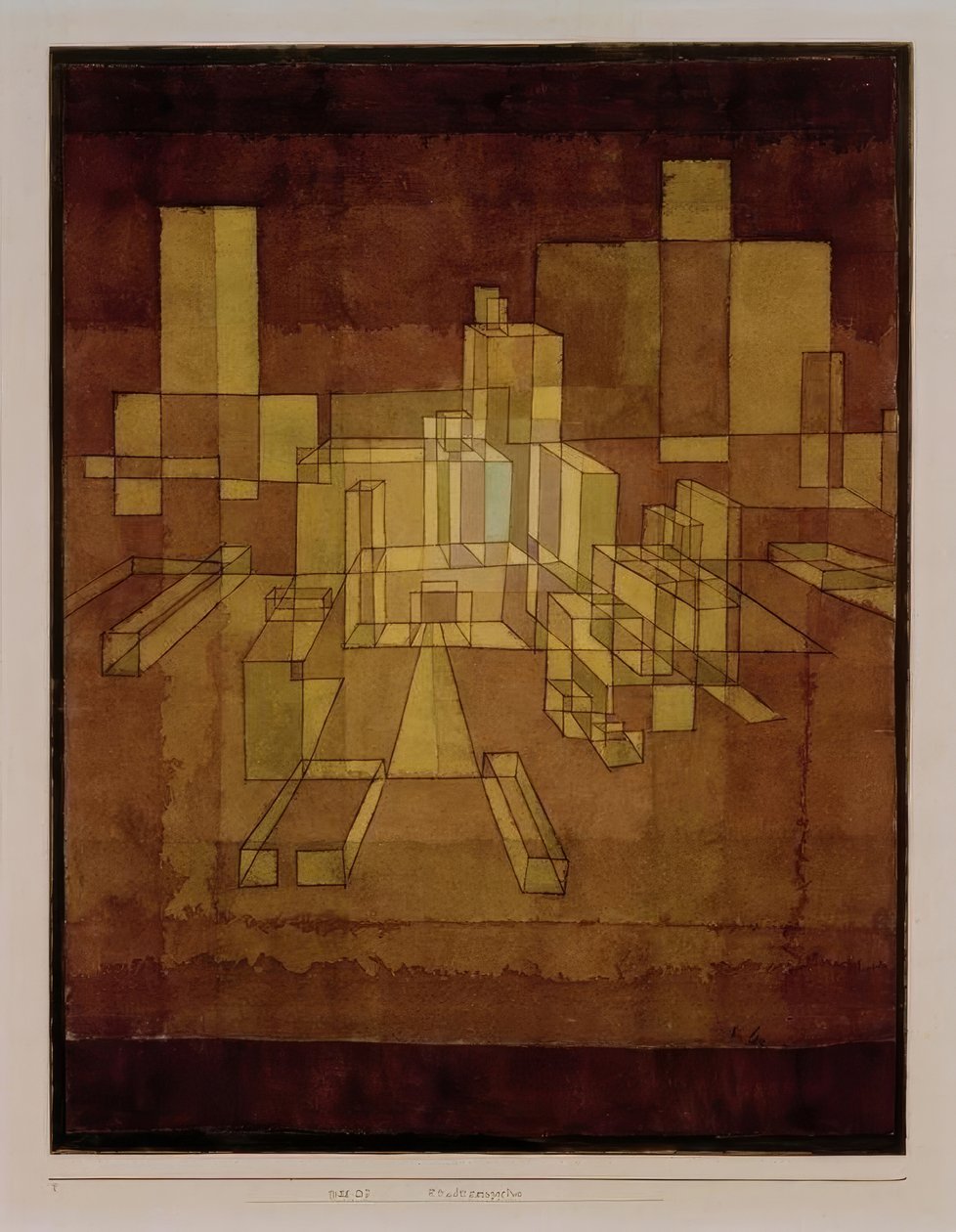 City Perspective by Paul Klee: Buy fine art print