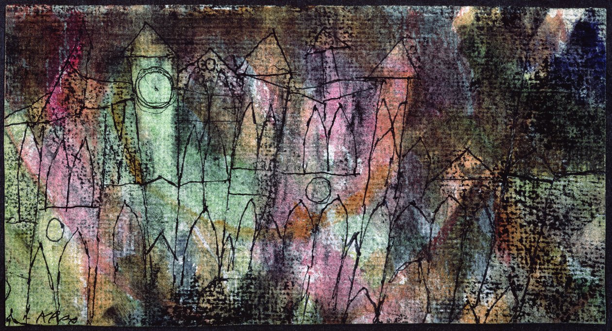 The Castle by Paul Klee: Highest-quality art reproduction