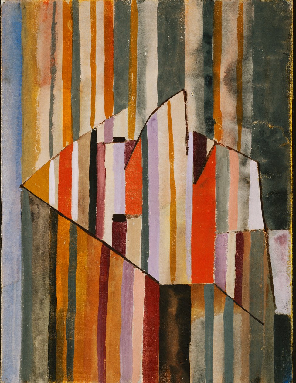 The Pyramid Clown by Paul Klee: Premium art reproduction