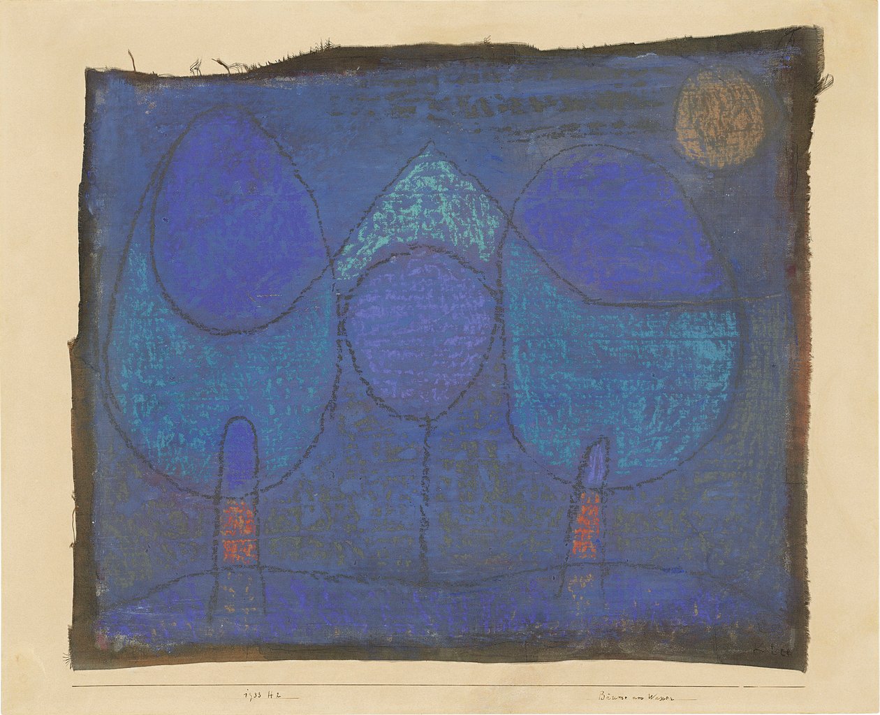 Trees by the Water by Paul Klee: Premium art reproduction