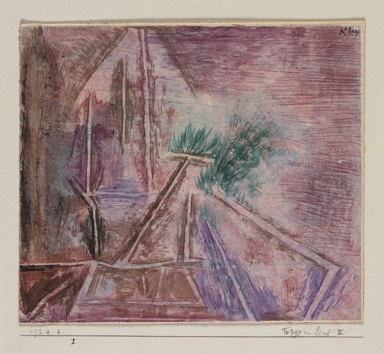 Paths in the Sand II by Paul Klee: Buy fine art print