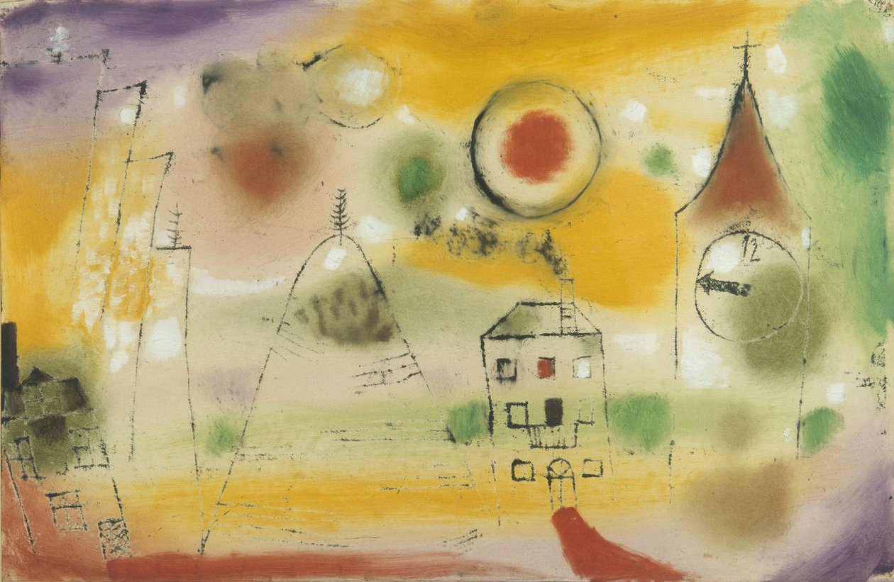 Winter Day Shortly Before Noon by Paul Klee