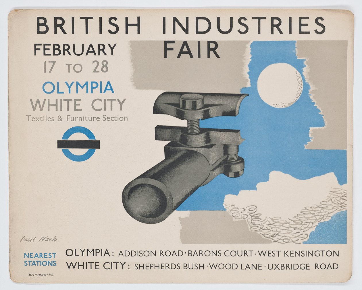 A London Underground Poster Advertising the British Industries Fair