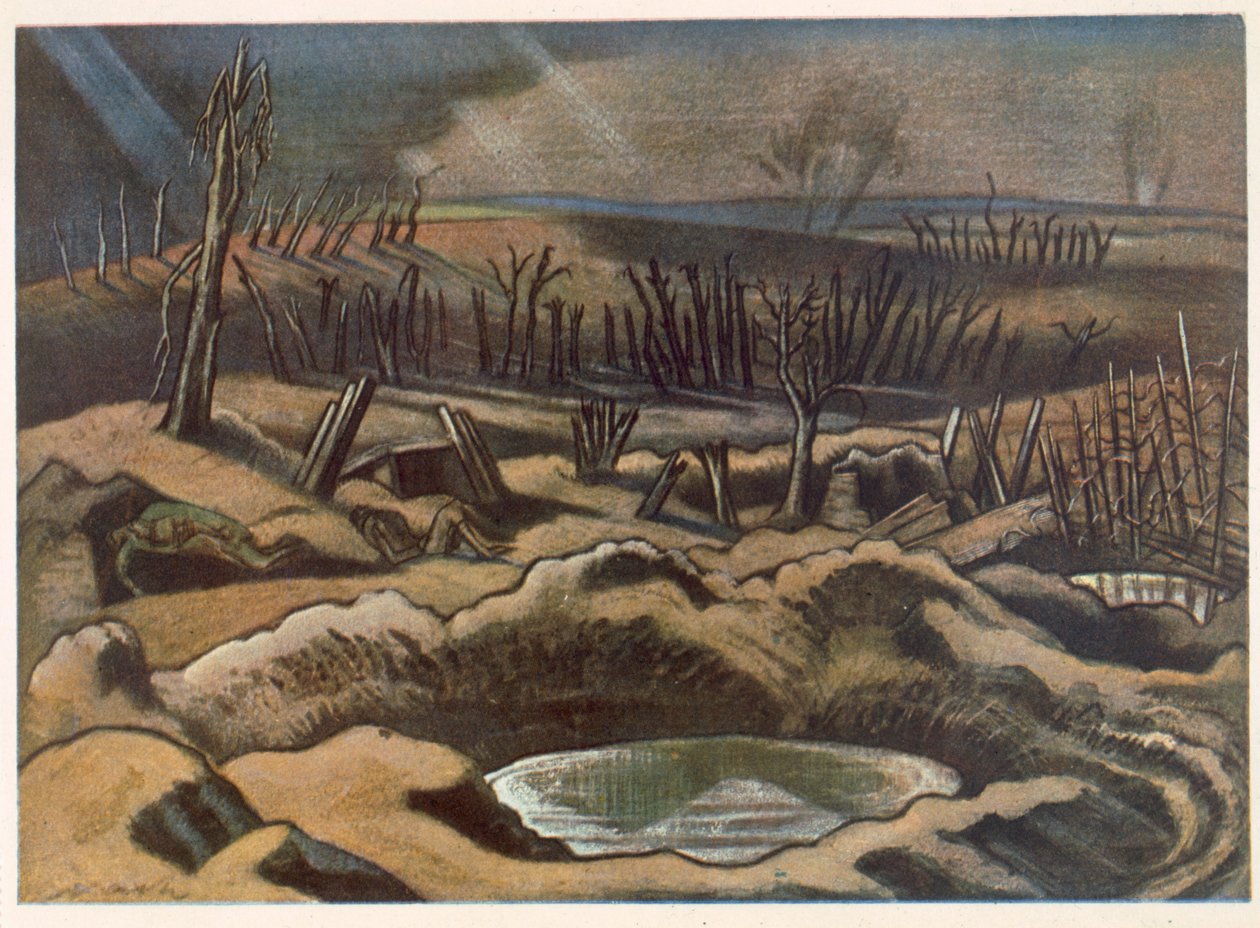 The Field at Passchendaele, British Artists at the Front, Continuation ...