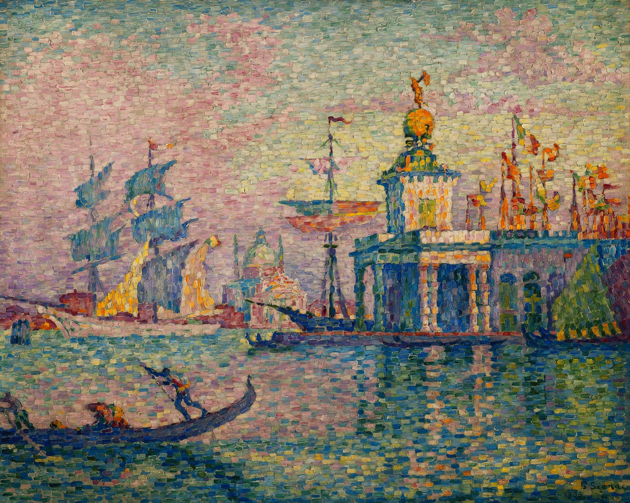 Venice- The Customs House by Paul Signac: Fine art print