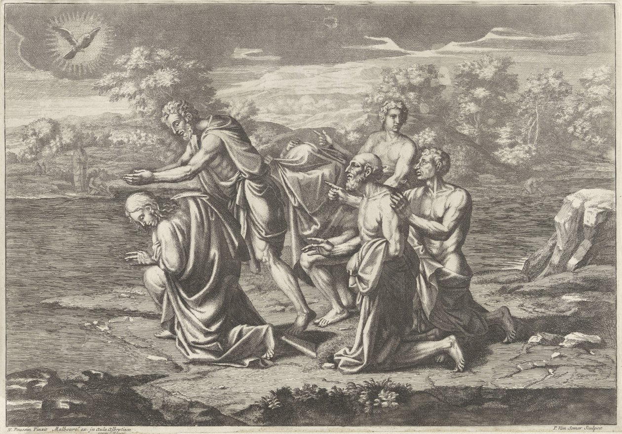 Baptism of Christ in the Jordan by Paul van Somer (II)