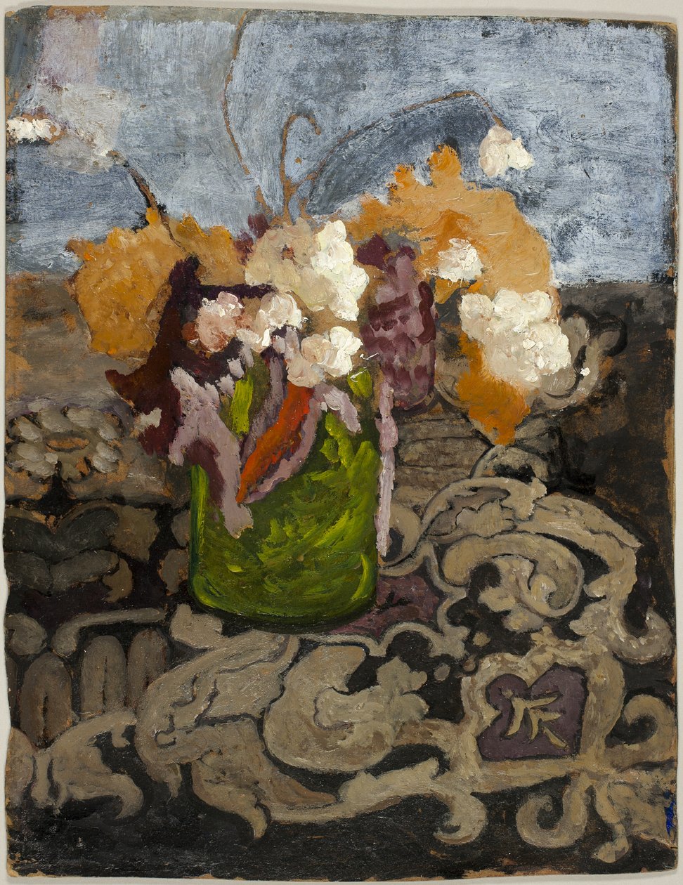 Still Life with Green Vase by Paula Modersohn-Becker