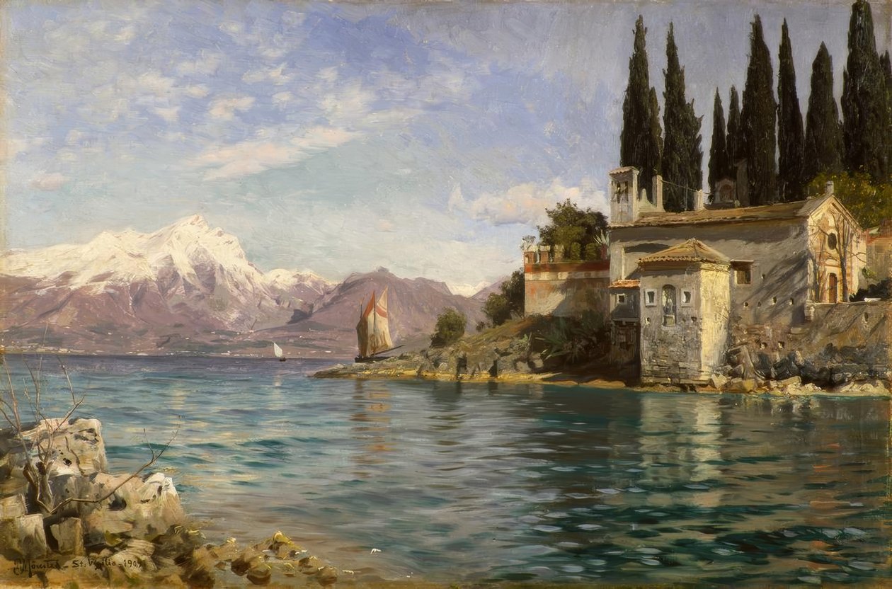 Punta San Vigilio by Peder Monsted: Buy fine art print