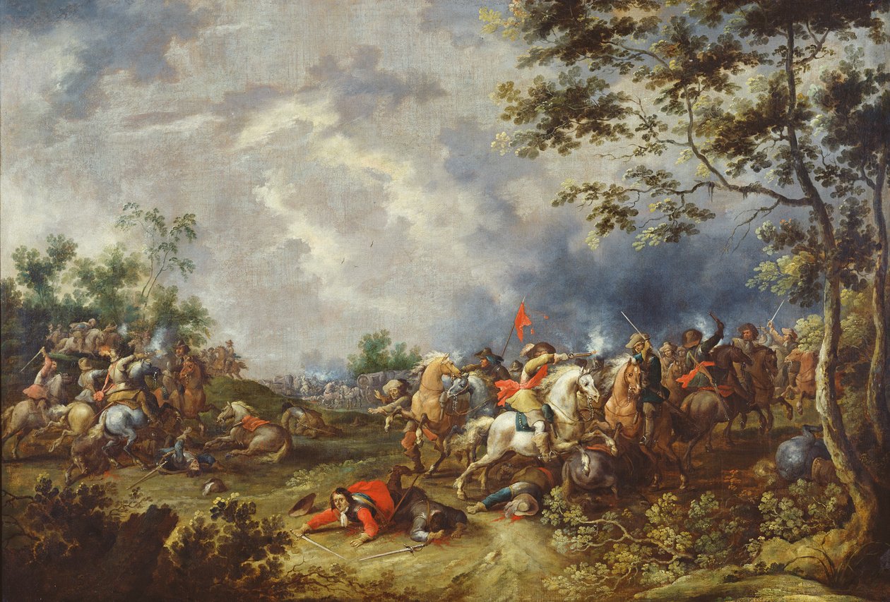 Attack on a Convoy by Peeter Snayers: Buy fine art print