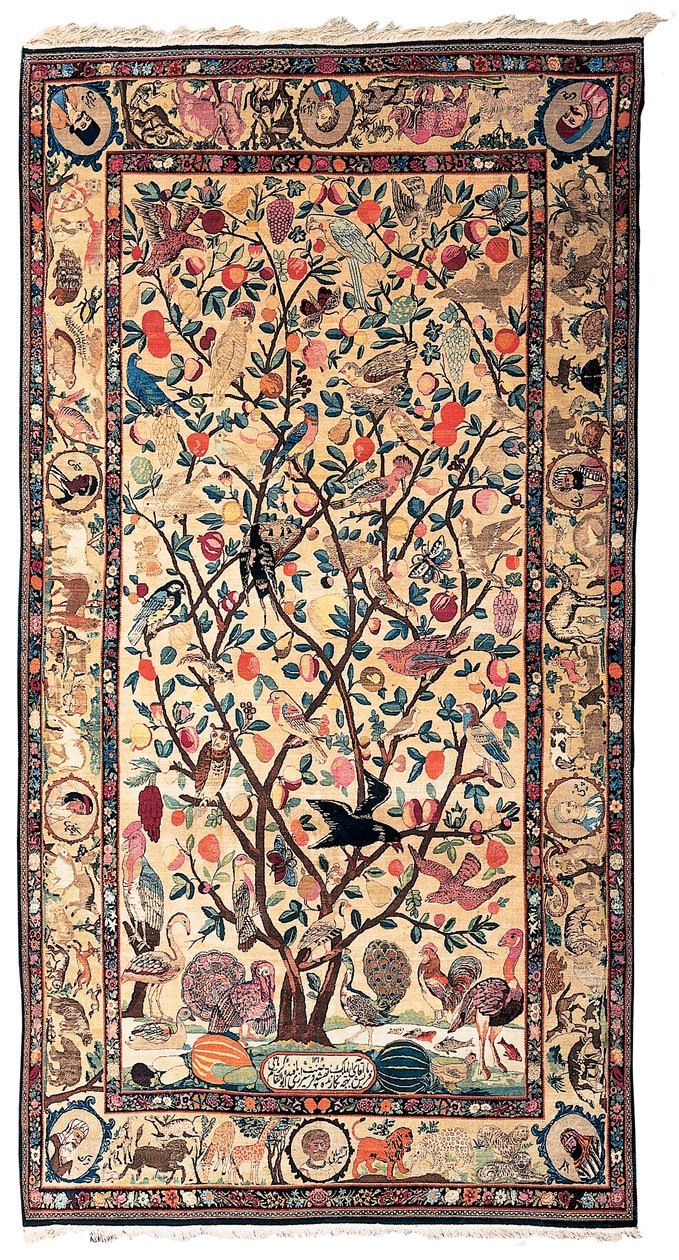 A Fine Kirman Rug by Persian School: Buy fine art print