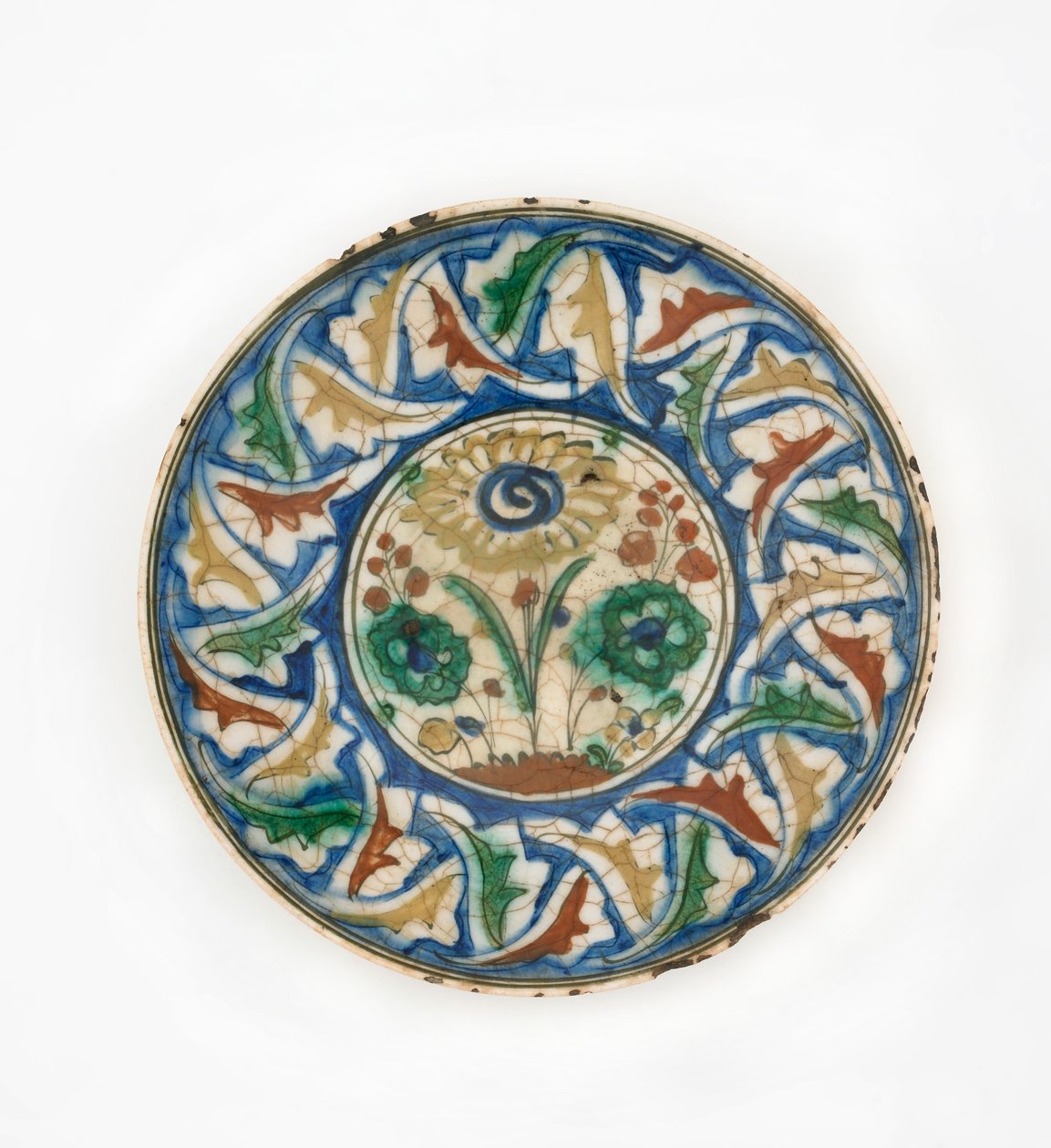 Plate, Iran, Safavid period, late 16th-early 17th century