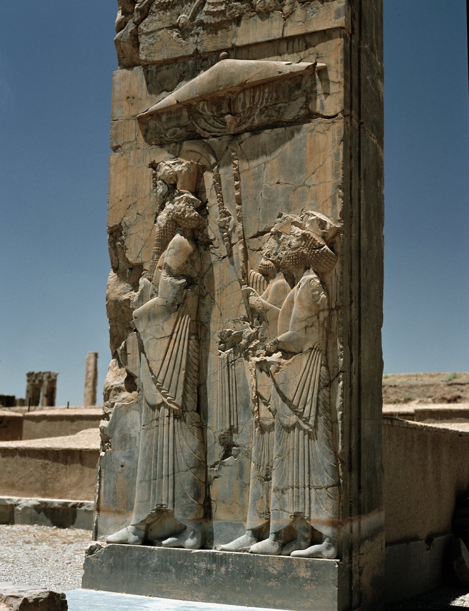 View of the tripylon of the Darius palace, 6th century BC