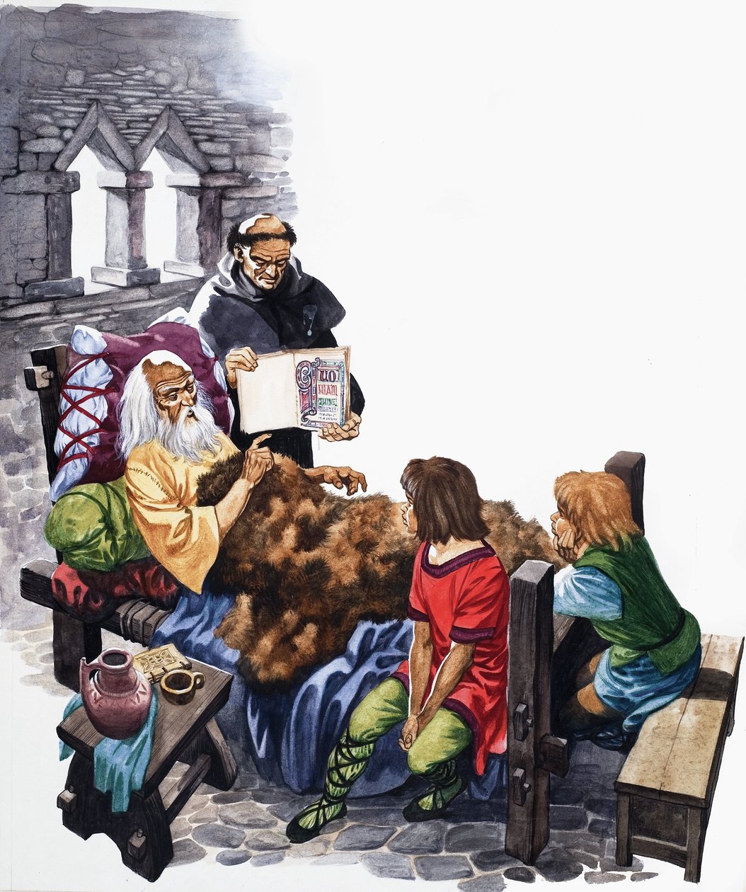 The Wonderful Story of Britain: The First Schools