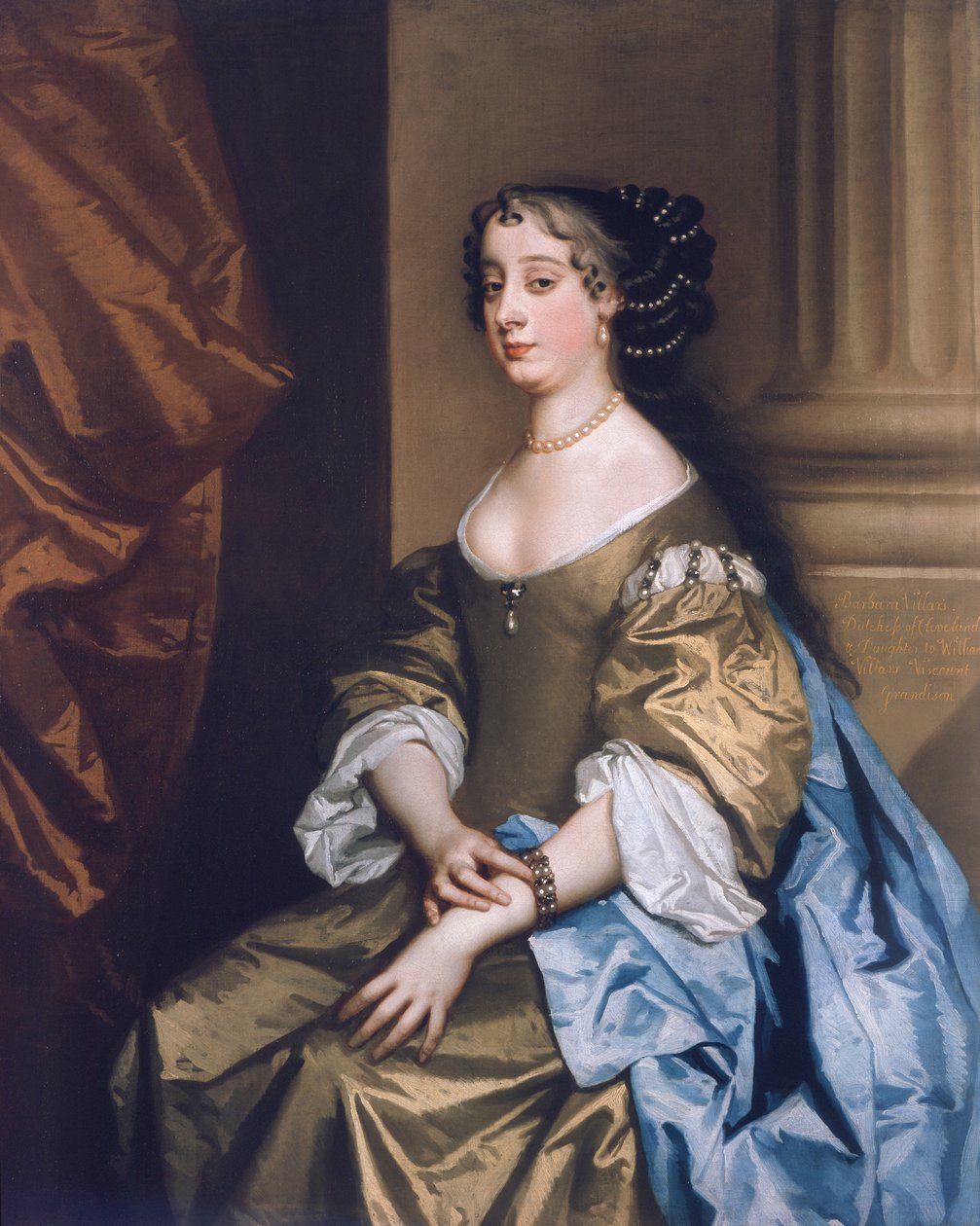Portrait of Barbara Villiers by Peter Lely: Fine art print