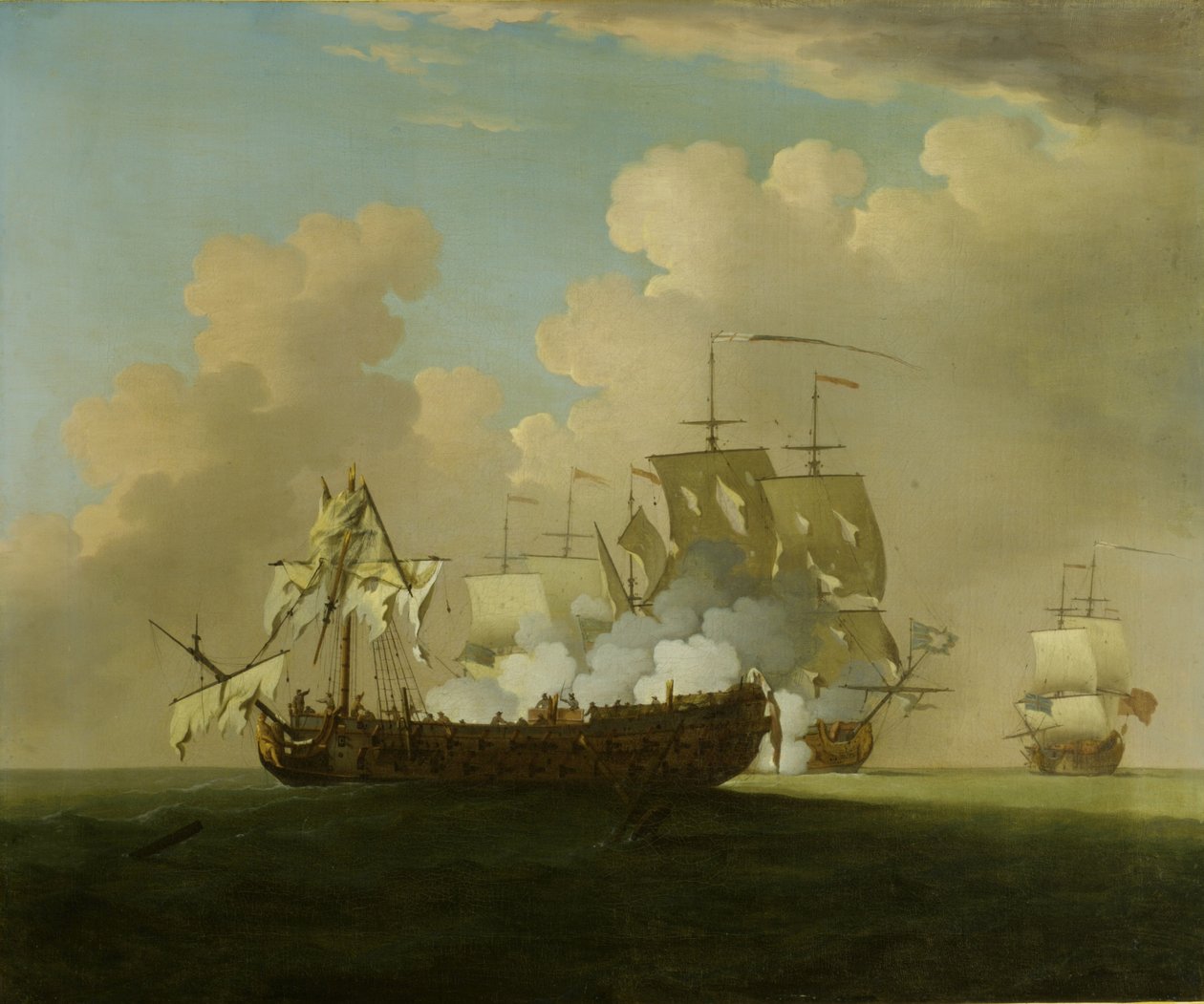 The Princessa in Action by Peter Monamy: Fine art print