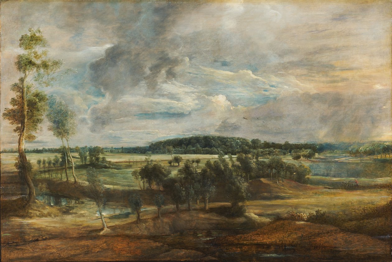 Landscape in Flanders by Peter Paul Rubens: Fine art print