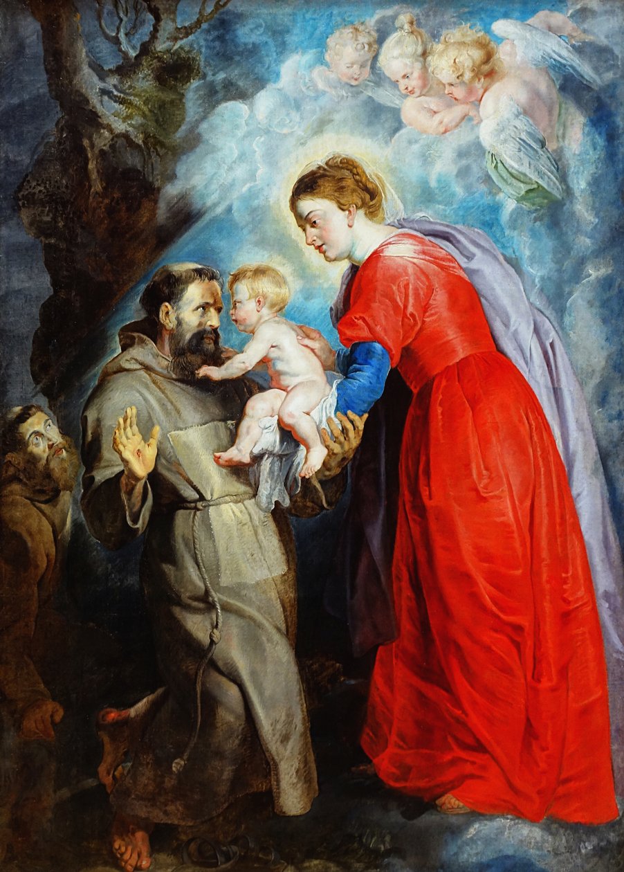 Saint Francis Receiving the Child Jesus from the Virgin