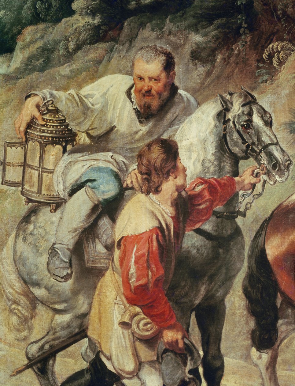 The Sacristan Accompanying the Priest Taking the Eucharist to a Dying ...